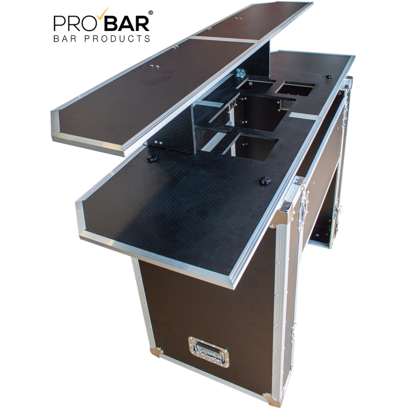 Portable Bartender Trolley Bar Counter